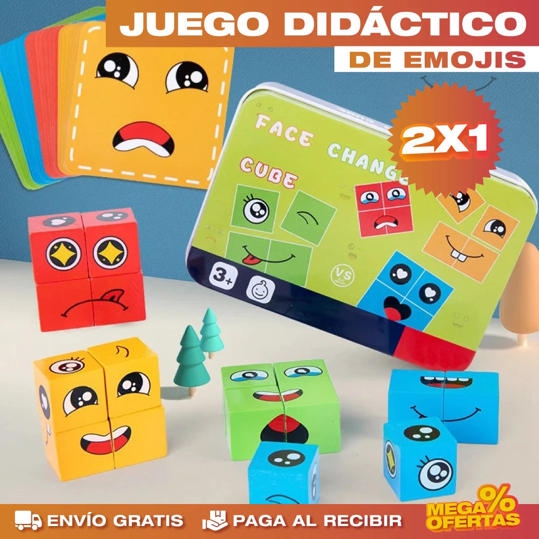 PROMO 2X1 JUEGO DIDÁCTICO DE EMOJI PARA TODA LA FAMILIA – MEGA OFERTAS